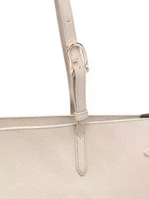 Furla Large Ava Leather Tote Bag - Neutrals