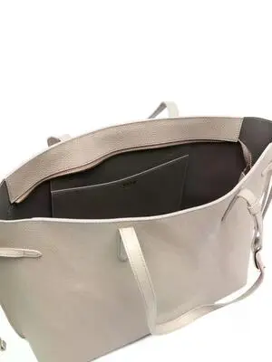 Furla Large Ava Leather Tote Bag - Neutrals