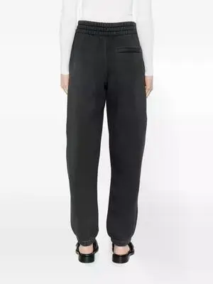 Alexander Wang Crystal Hotfix Logo Sweatpants - Black