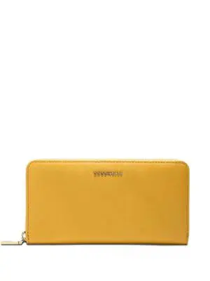 COCCINELLE Metallic-zip Wallet - Yellow