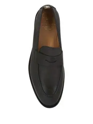 Officine Creative Grained Leather Penny Loafers
