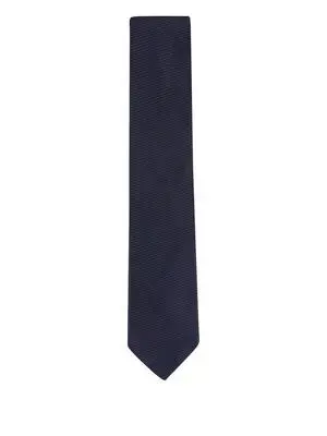 Canali Patterned Tie - Grey