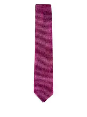 Eton Patterned Neck Tie - Red