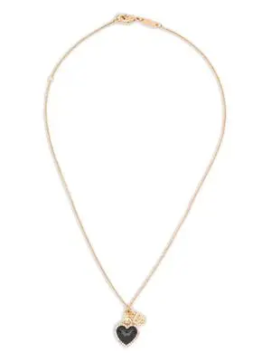 Dolce & Gabbana Crystals Heart-charm Necklace - Gold