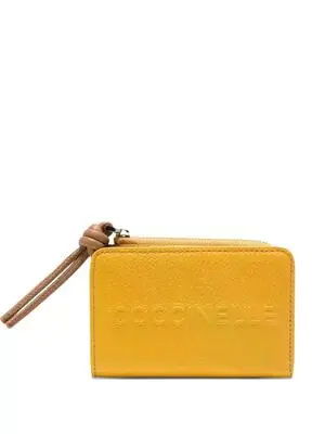 COCCINELLE Logo-print Wallet - Yellow