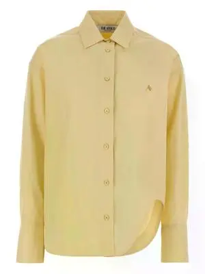 Attico Diana Poplin Shirt - Yellow