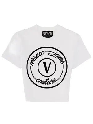Versace V-emblem T-shirt - White