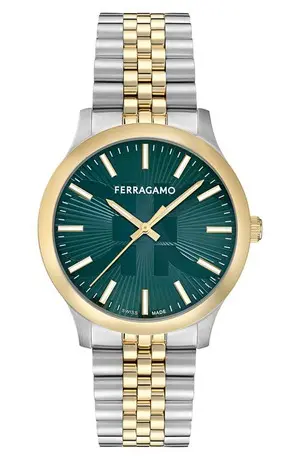 FERRAGAMO Duo Two-tone Bracelet Watch - Two Tone