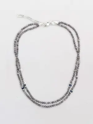BY LILLA Slate Necklace - Grey