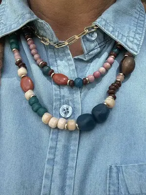 BY LILLA Brownstone Necklace