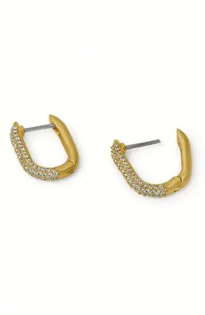 DEAN DAVIDSON Juliette Pavé Hinged Hoop Earrings