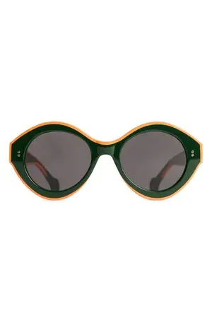 JW Anderson Bumper Round Sunglasses