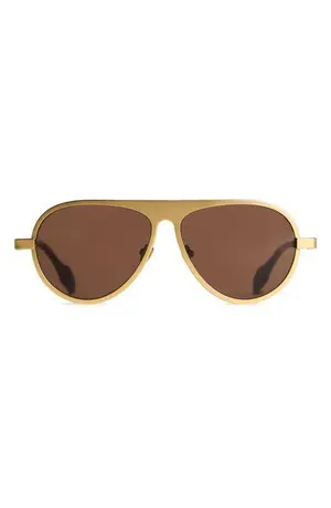 JW Anderson Aviator Sunglasses - Gold