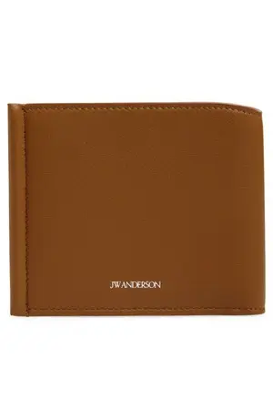 JW Anderson Loafer Leather Bifold Wallet - Tan