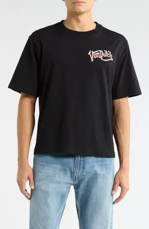 VON DUTCH Graphic Logo T-shirt