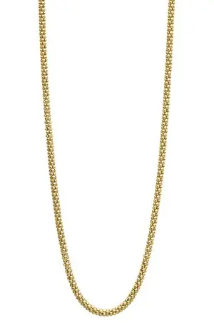 Lagos 18k Popcorn Caviar Chain Necklace