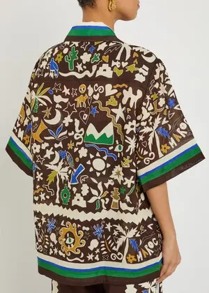 ALEMAIS Alémais Maroc Printed Woven Shirt - Multicoloured