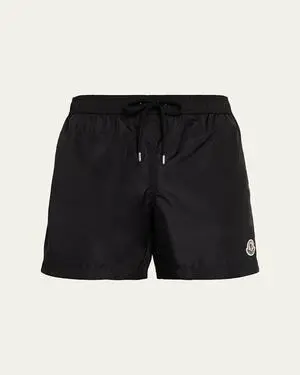 Moncler Drawstring Swim Shorts - Black