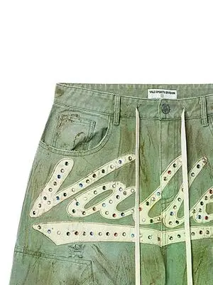 VALE FOREVER Stud-embellished Shorts