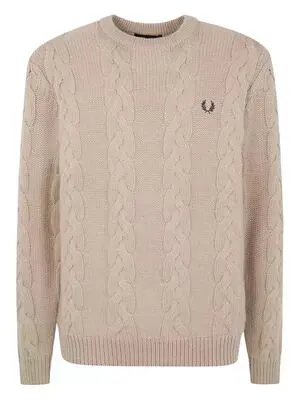 Fred Perry Cable-knit Sweater - Neutrals