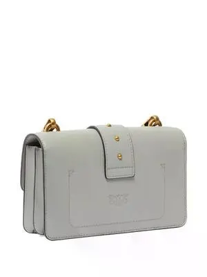 Pinko Small Love One Leather Shoulder Bag