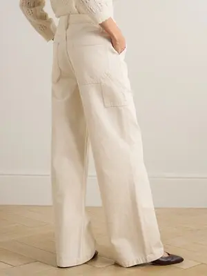 MOTHER The Chisel Sneak High-rise Straight-leg Jeans - Neutrals