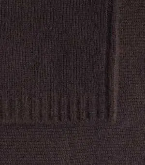ME+EM Wool-cashmere-silk Knitted T-shirt - Brown