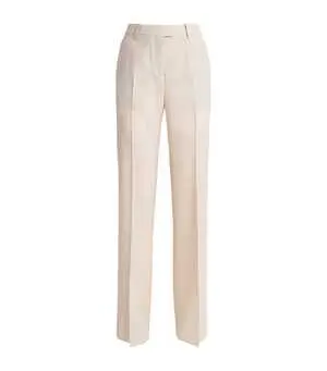 Etro Wool Wide-leg Trousers
