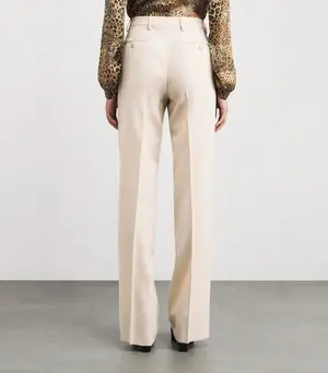 Etro Wool Wide-leg Trousers