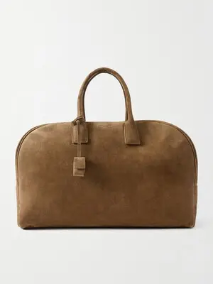 Saint Laurent Suede Duffle Bag - Brown