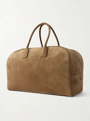 Saint Laurent Suede Duffle Bag - Brown