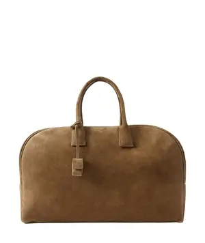 Saint Laurent Suede Duffle Bag - Brown
