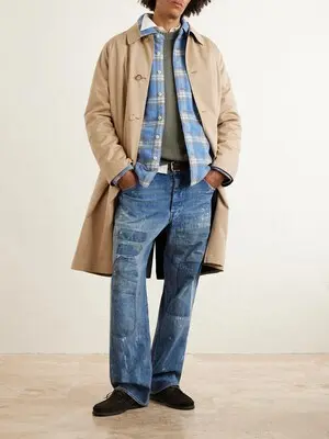 Polo Ralph Lauren Padded Checked Wool-blend Overshirt