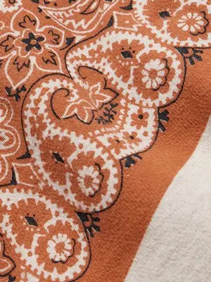 Kapital Bandana-print Cotton-jersey Hoodie - Neutrals