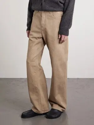 Jacquemus Le De-nîmes Droit Straight-leg Jeans - Neutrals