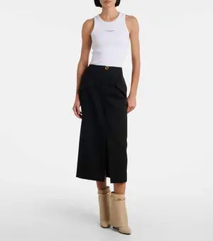 Givenchy Shark Leather Mid-calf Boots