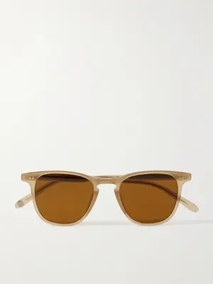 Garrett Leight Jjjjound Brooks 47 Sunglasses - Brown