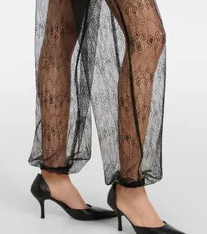 THE FRANKIE SHOP Orissa Sheer Wide-leg Pants