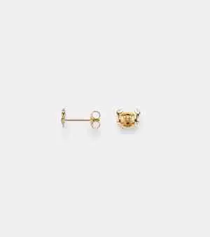 STONE AND STRAND 14kt Yellow Stud Earrings