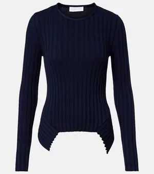 Stella McCartney Ribbed-knit Cotton Sweater