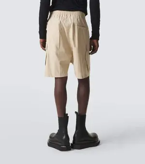 Rick Owens Cotton Cargo Shorts - Beige