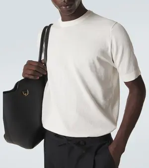 LARDINI Cotton T-shirt - White
