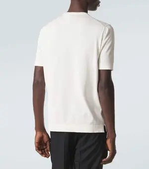 LARDINI Cotton T-shirt - White
