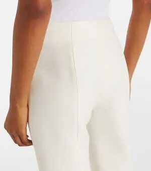 TOTEME Slim Fit Wool-silk Trousers