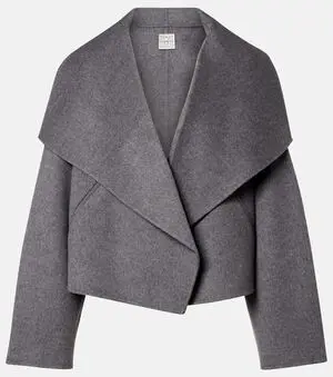 TOTEME Signature Wool Jacket - Grey