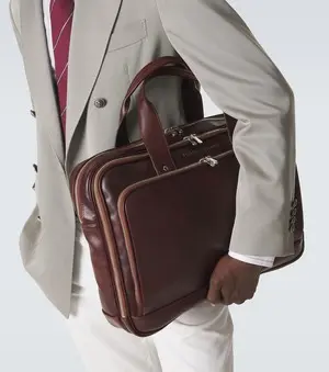 Brunello Cucinelli Leather Briefcase