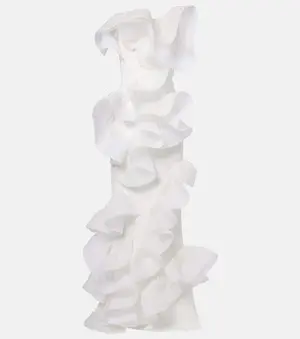 Maticevski Indulgence Ruffled Bustier Gown