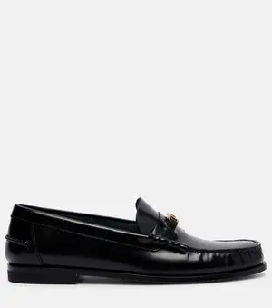 TOD'S T Timeless Leather Loafers - Black
