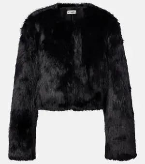 Staud Casimira Cropped Jacket - Black