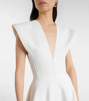 Maticevski Empath Draped Midi Dress